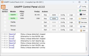 XAMPPを入れたらDBにパスワードを設定 | RishunTrading