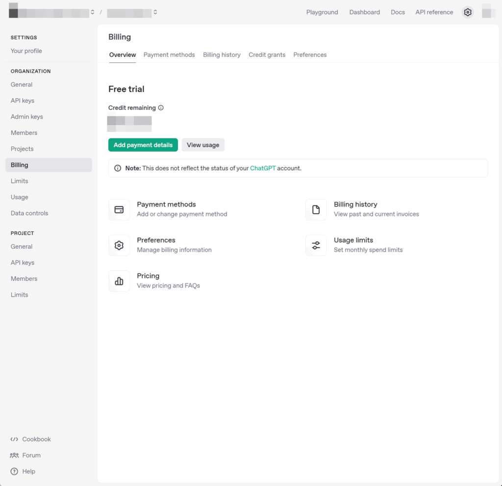 OpenAI API keys 支払情報の登録【2025年度版】 | RishunTrading