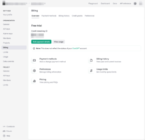 OpenAI API keys 支払情報の登録【2025年度版】 | RishunTrading